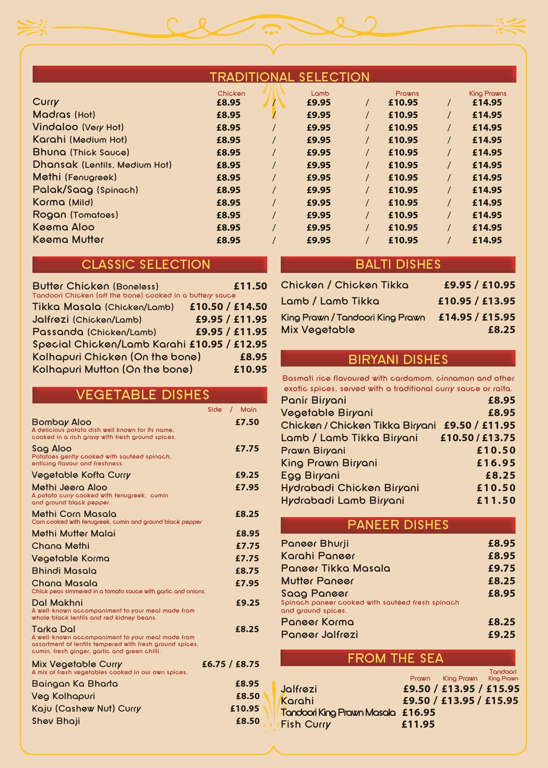 Bamboo House | Menu - Bamboo House | A Luxurious Indian Restaurant in ...